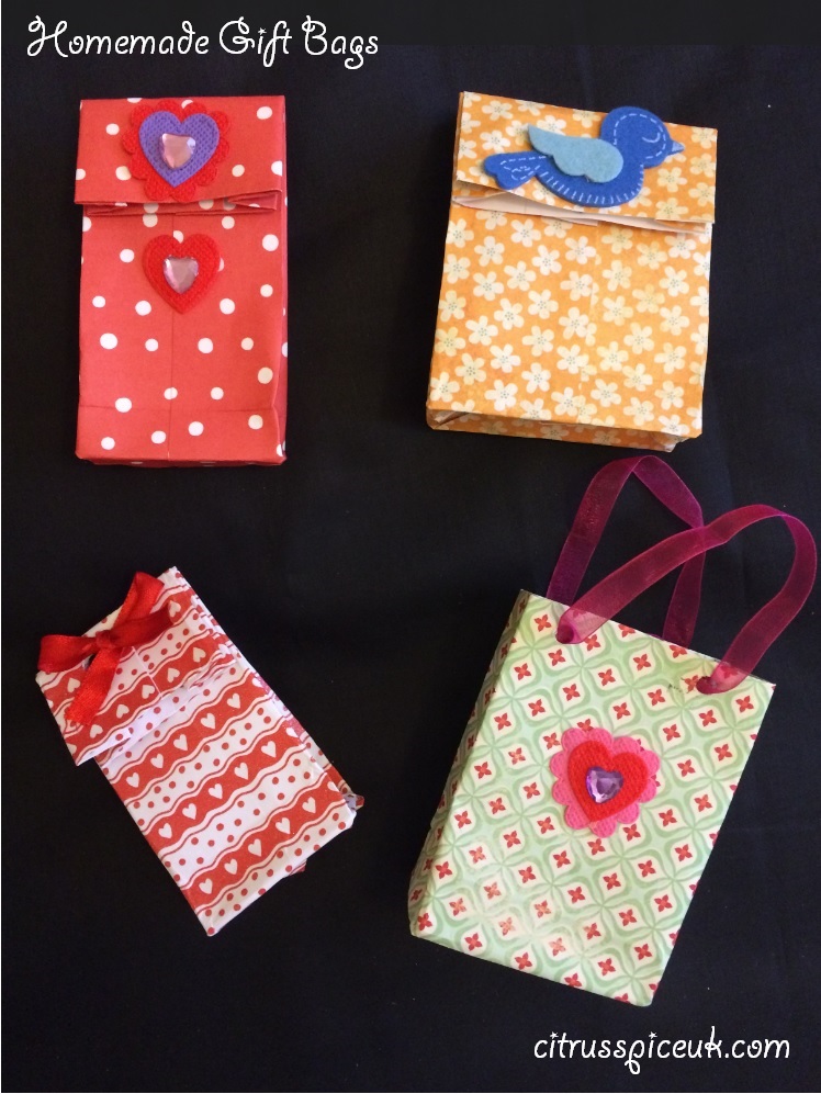 Homemade Paper Gift bags.#BostikBloggers - Citrusspice and Travels